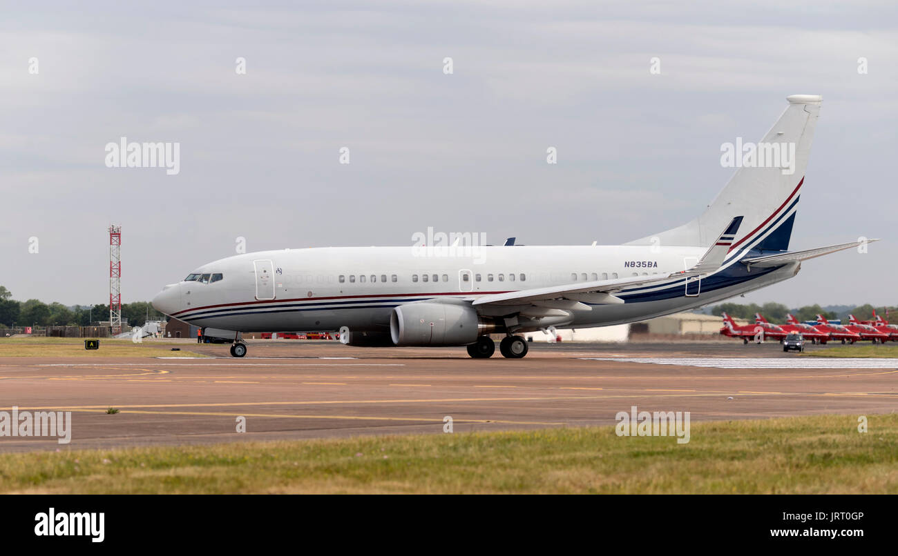 Boeing 737-7BC(BBJ) N835BA Stock Photo - Alamy