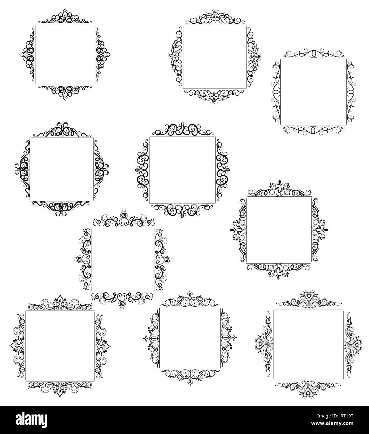 Vintage baroque frame Stock Vector Image & Art - Alamy