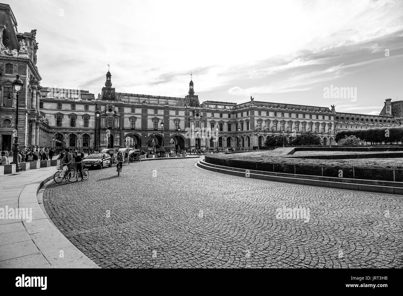 Roundabout at the Louvre Museum in Paris - PARIS / FRANCE - SEPTEMBER ...