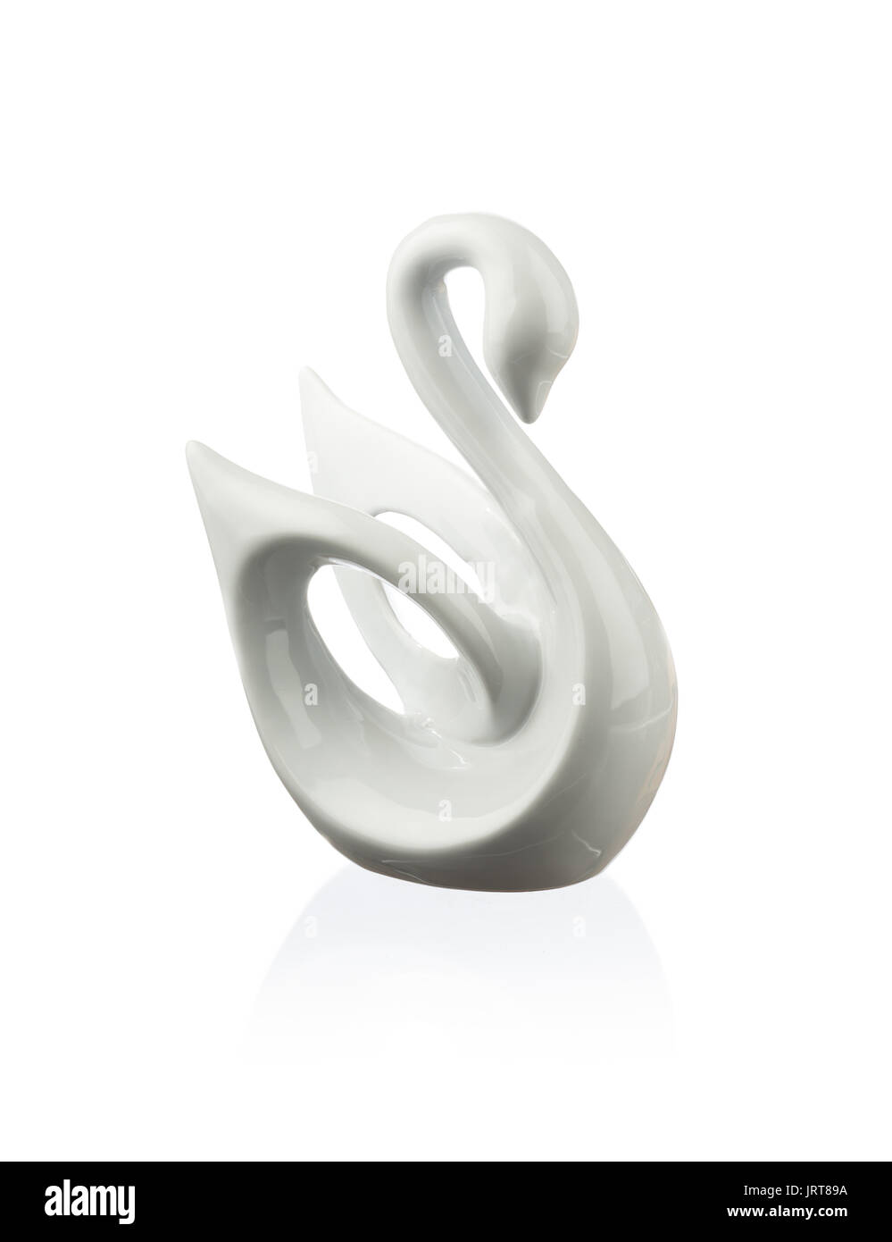 Swan figure statue Stock Photo - Alamy