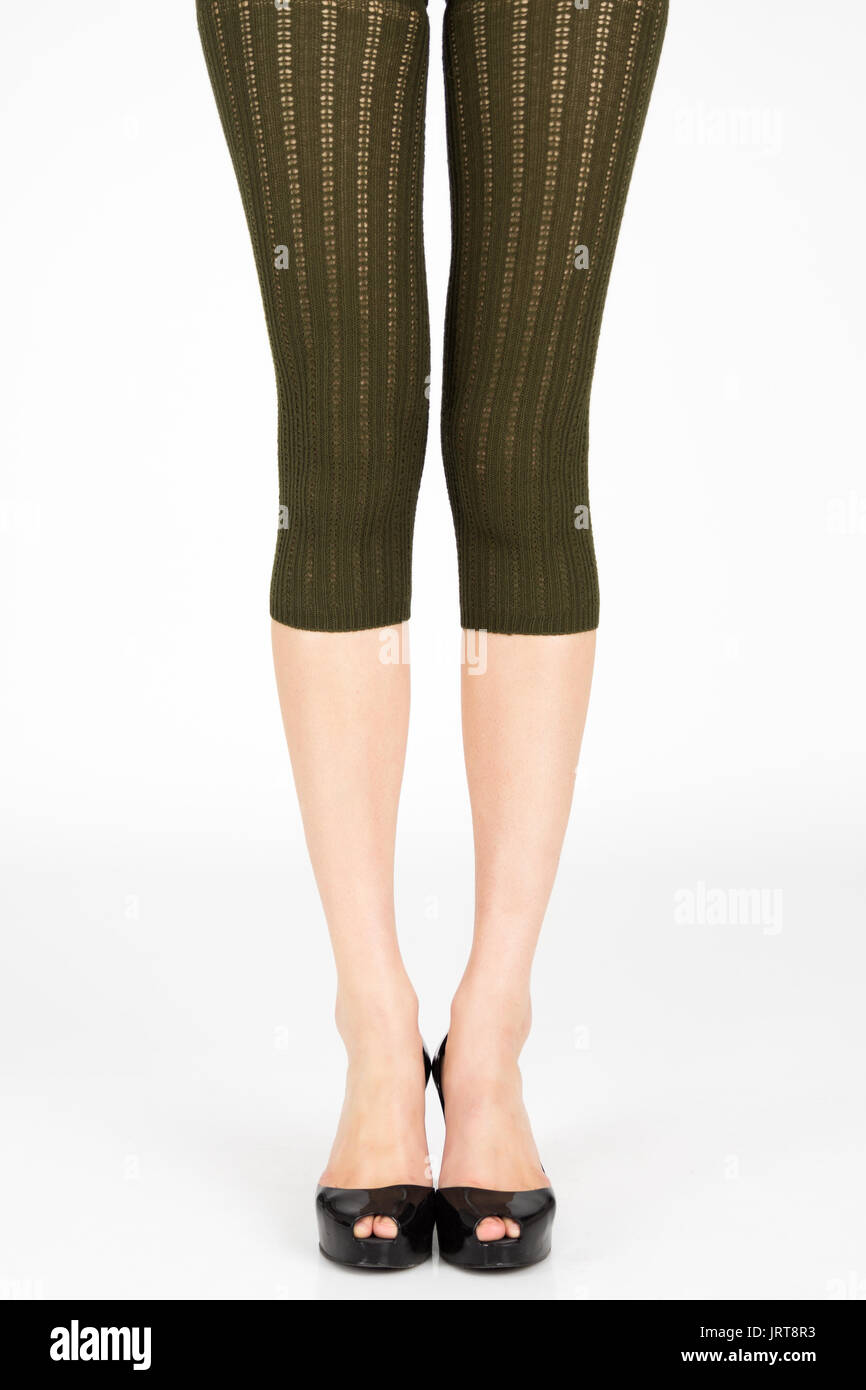 Long slim female legs Stock Photo - Alamy