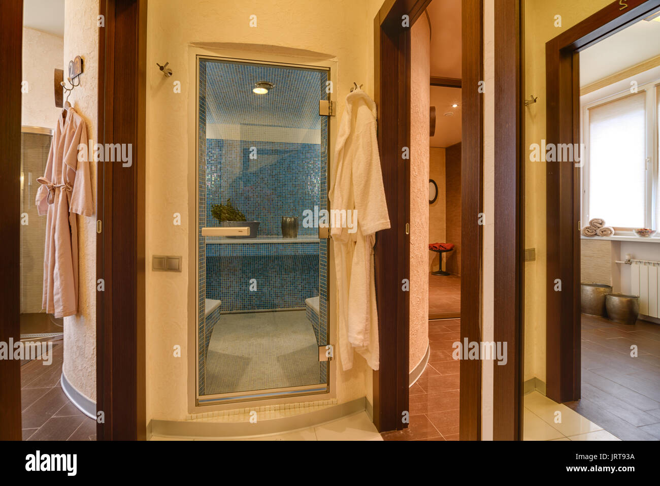 Modern spa center interior Stock Photo - Alamy
