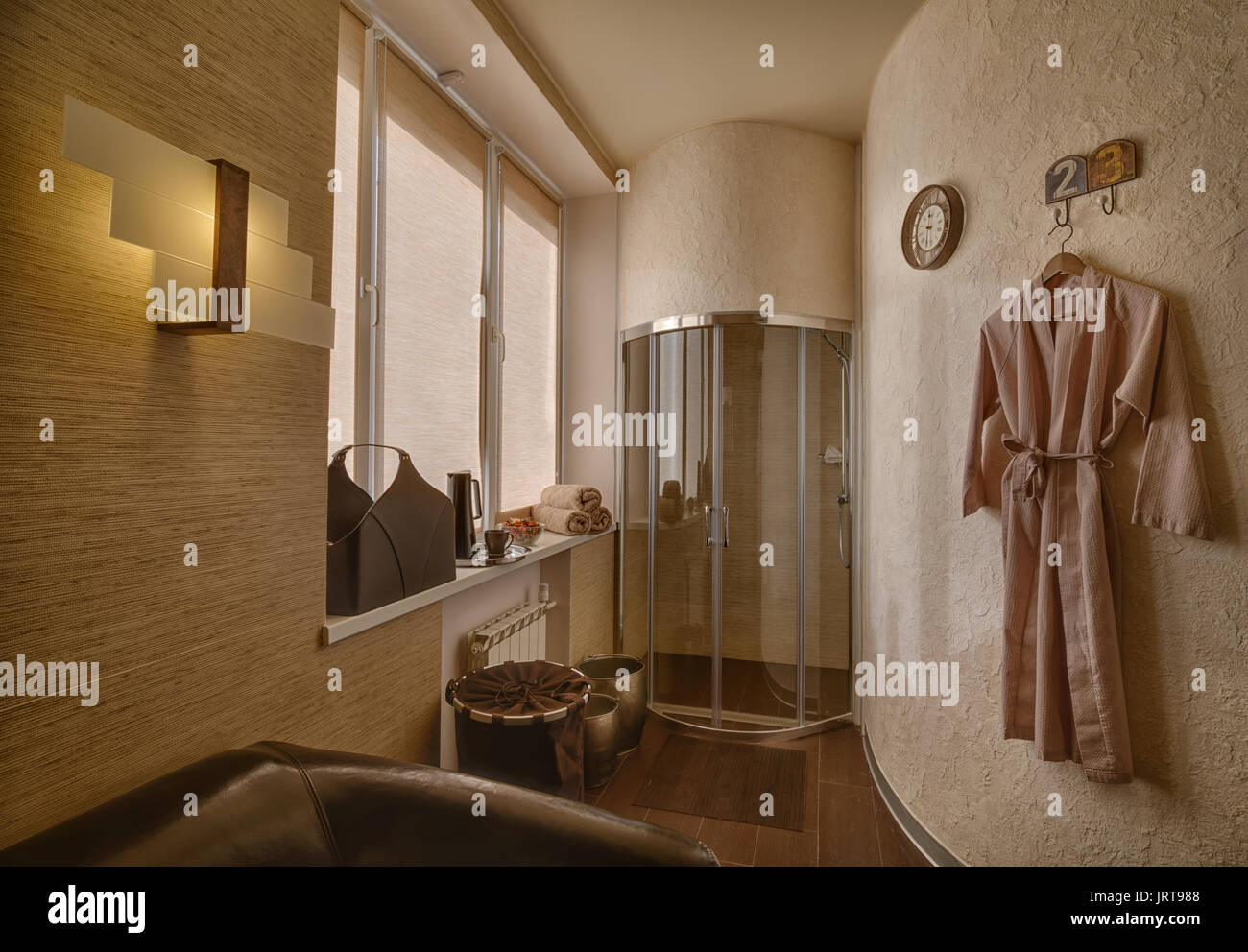 Modern spa center interior Stock Photo - Alamy