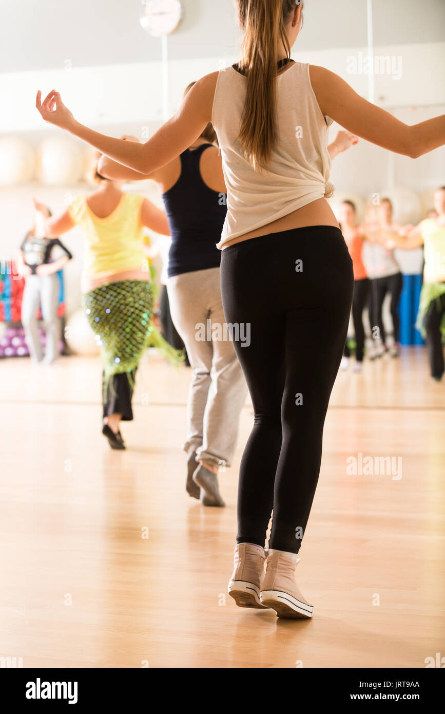 Dance class for women Stock Photo - Alamy