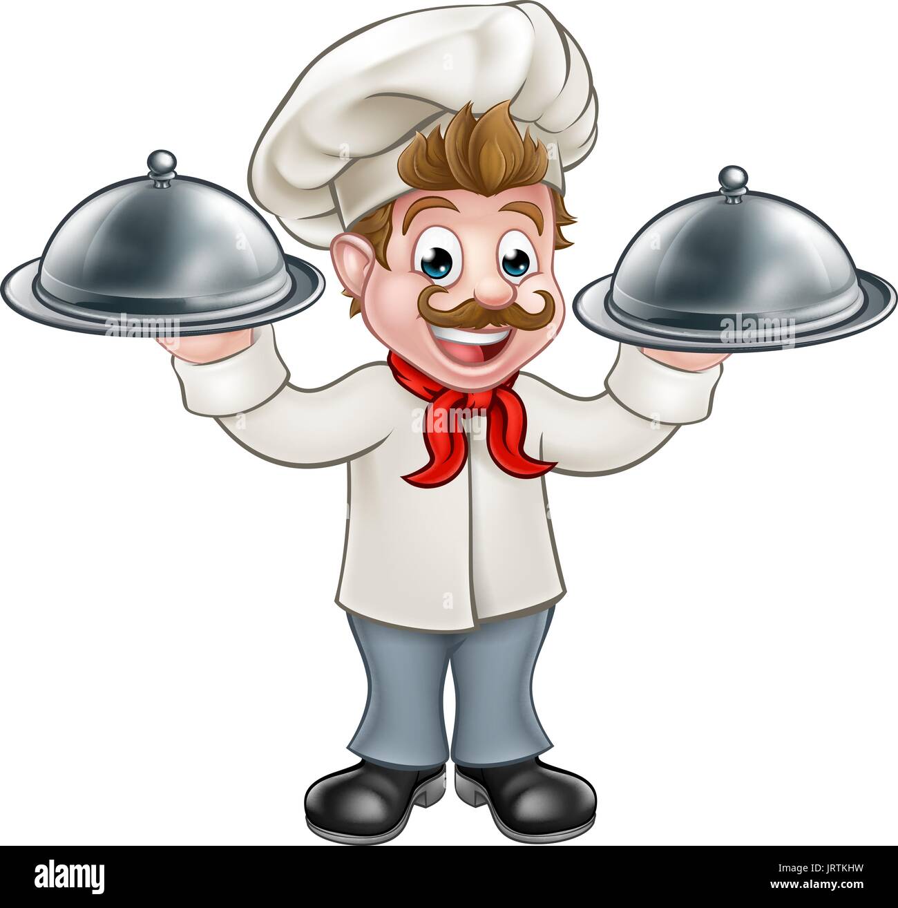 Chef Cook Cartoon Character Mascot Stock Vector Art & Illustration ...