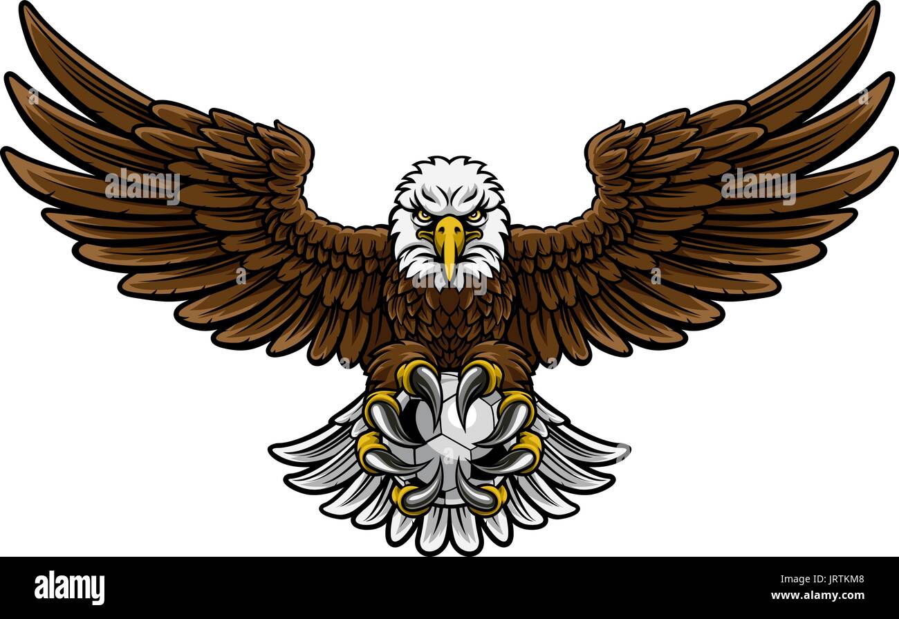 Eagle Soccer Football Mascot Stock Vector Image & Art - Alamy