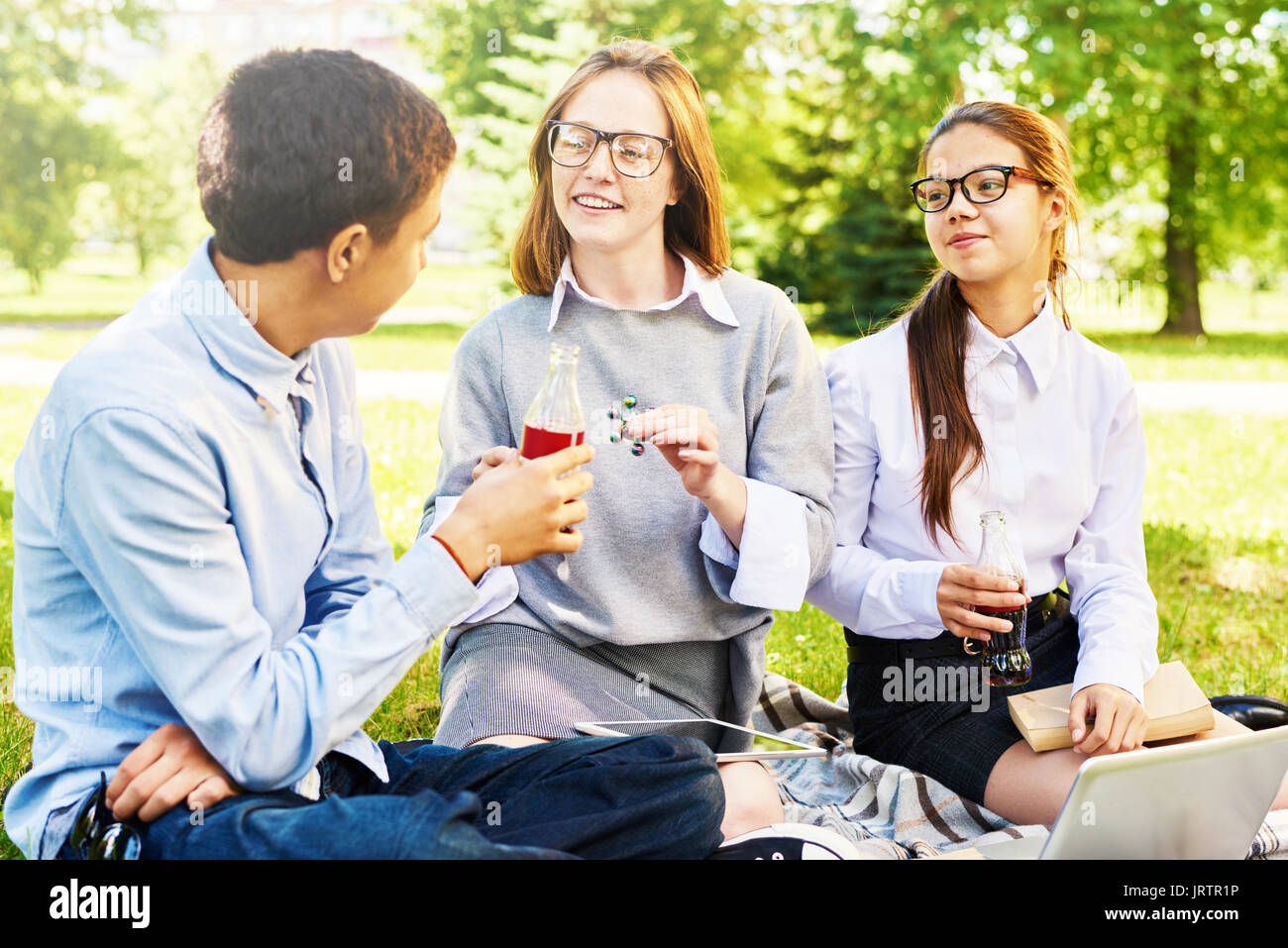 Child talking friends school hi-res stock photography and images - Alamy