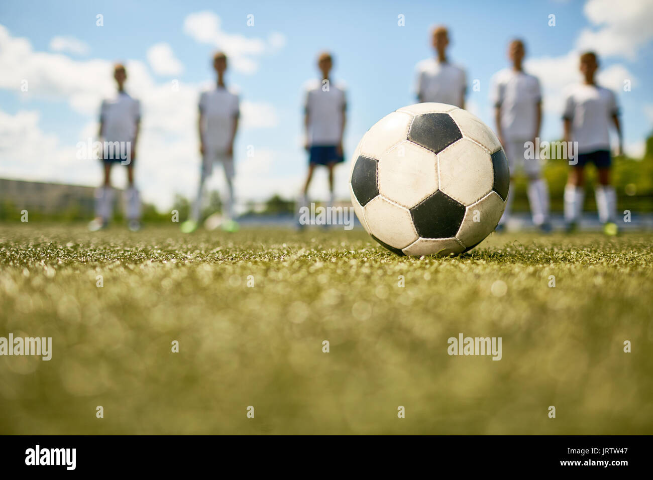 Start of Football Match Stock Photo - Alamy