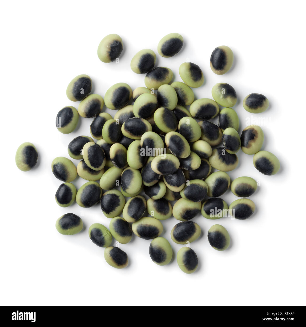 Heap of heirloom organic Agate edamame on white background Stock Photo ...
