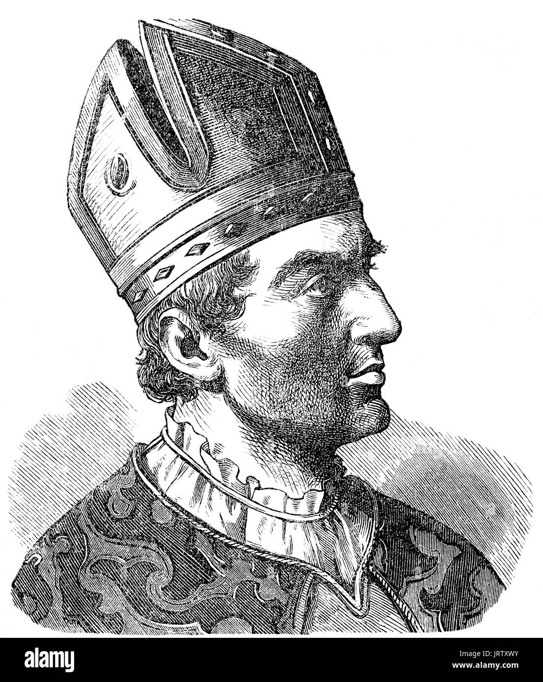 Antipope John XXIII or Baldassarre Cossa, c. 1370 – 1419 Stock Photo ...