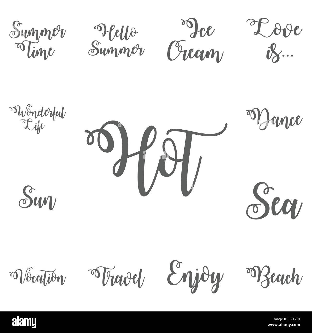 Lettering text layout Black and White Stock Photos & Images - Alamy