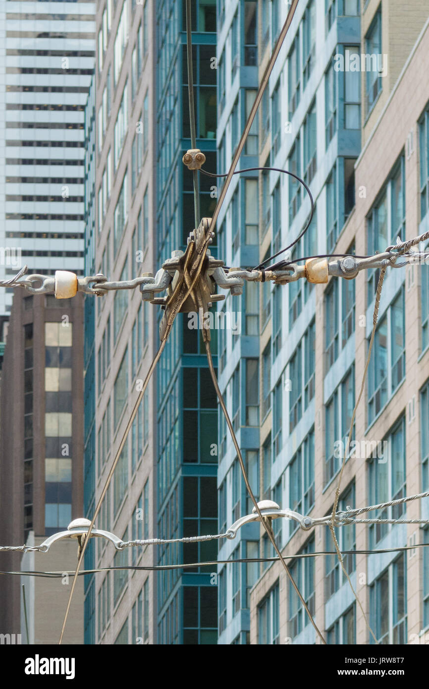 Overhead tram wires hi-res stock photography and images - Alamy