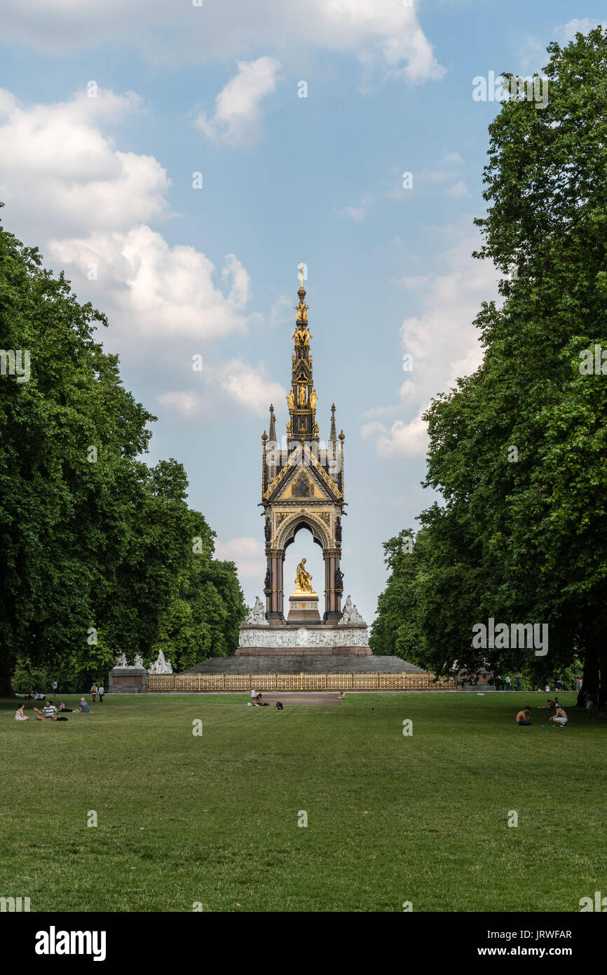 The Albert Memorial Stock Photo - Alamy