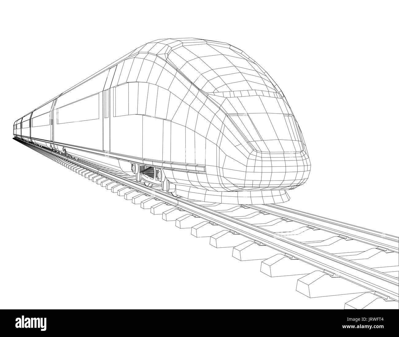 High speed train motion Black and White Stock Photos & Images - Alamy