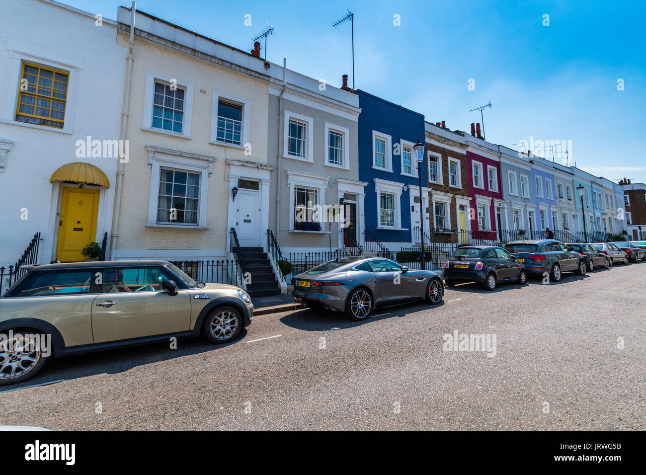 Hillgate Place in Notting Hill London Stock Photo - Alamy
