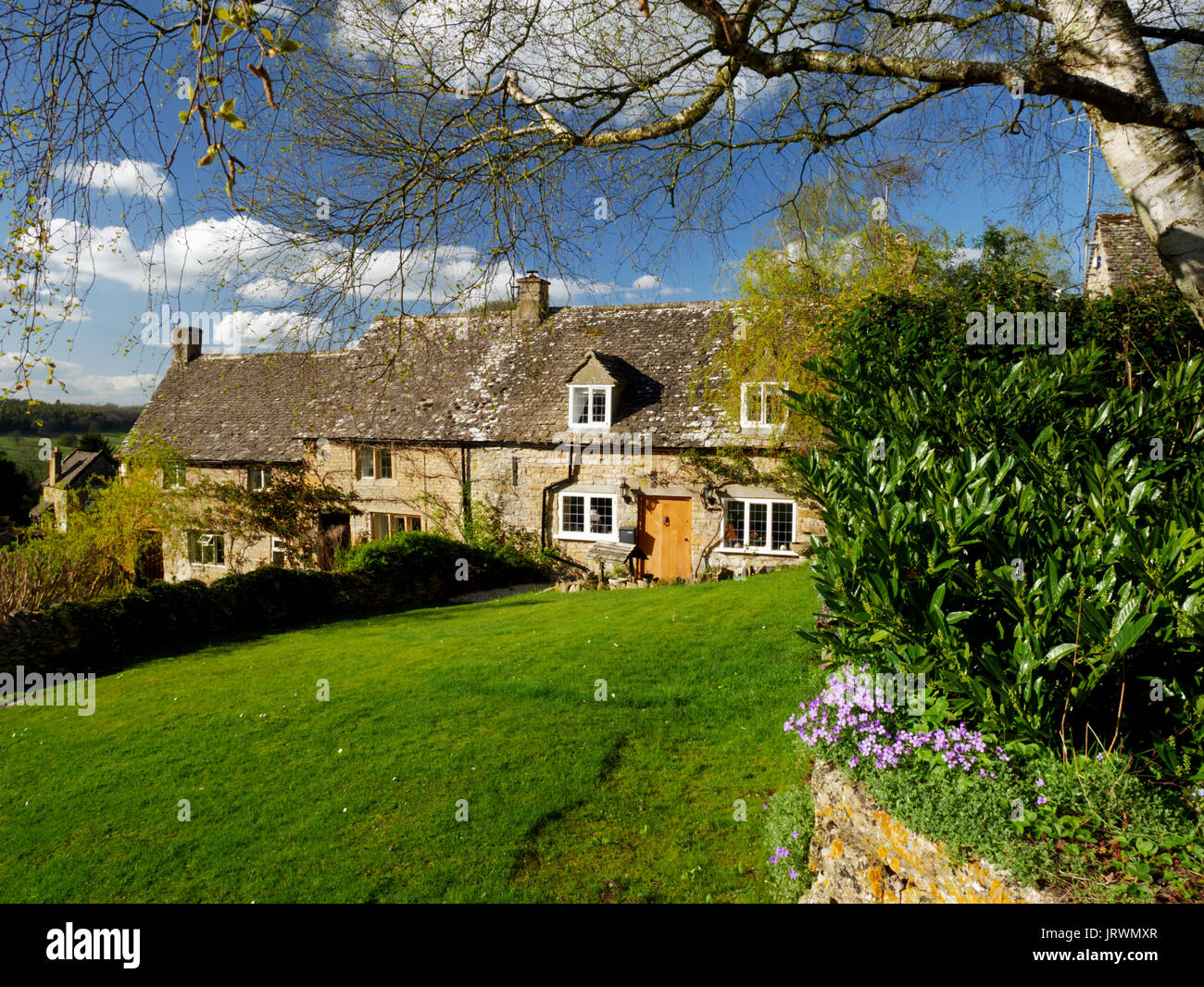 Spring in Snowshill, Gloucestershire Stock Photo - Alamy