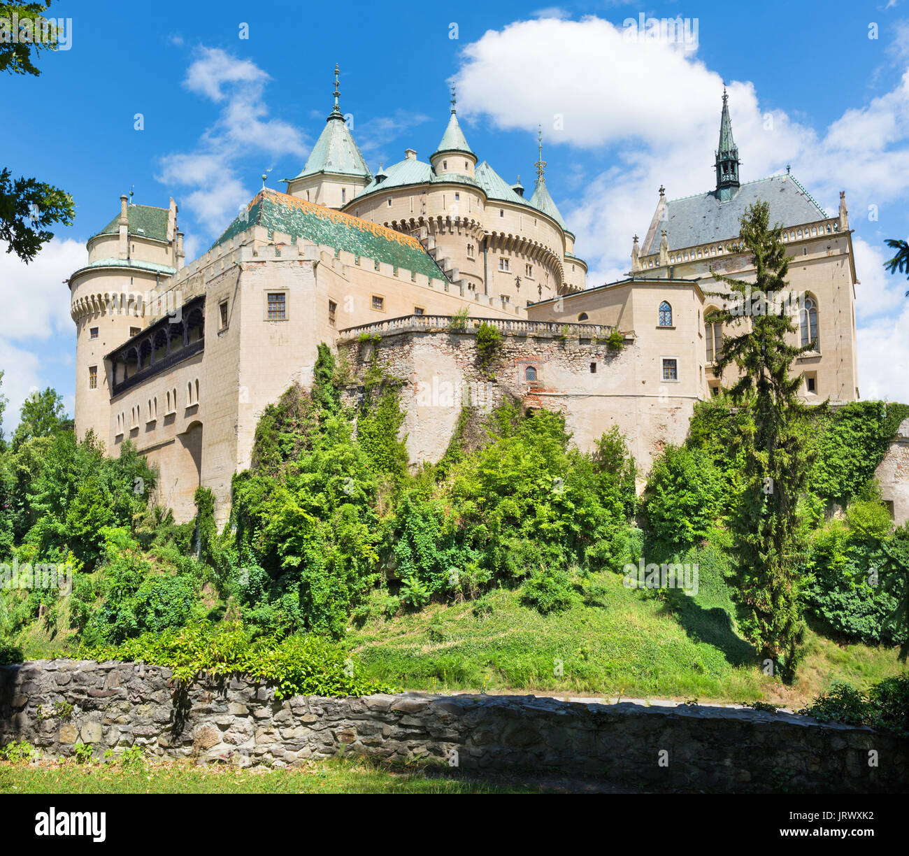 Bojnice - One of the most beautiful castles in Slovakia Stock Photo - Alamy