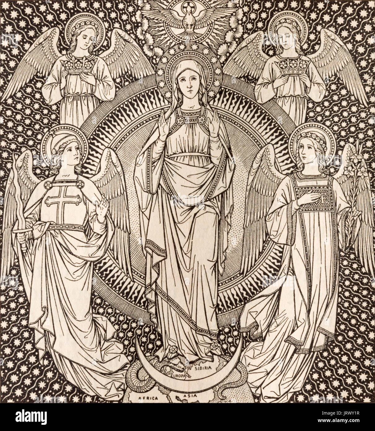 BRATISLAVA, SLOVAKIA, NOVEMBER - 21, 2016: The lithography of The ...