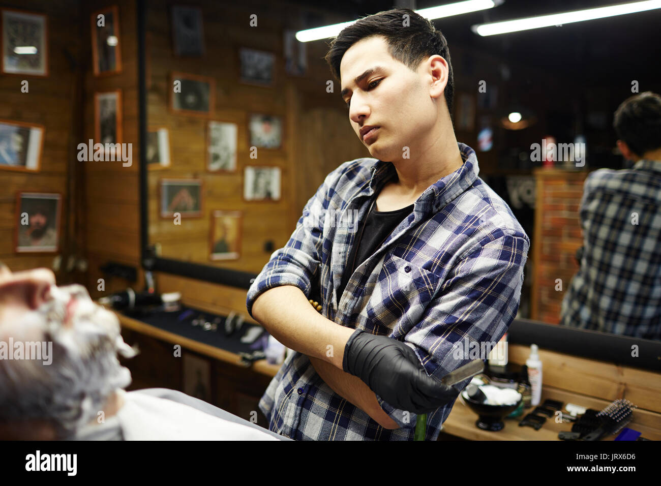 Barber profession hi-res stock photography and images - Alamy