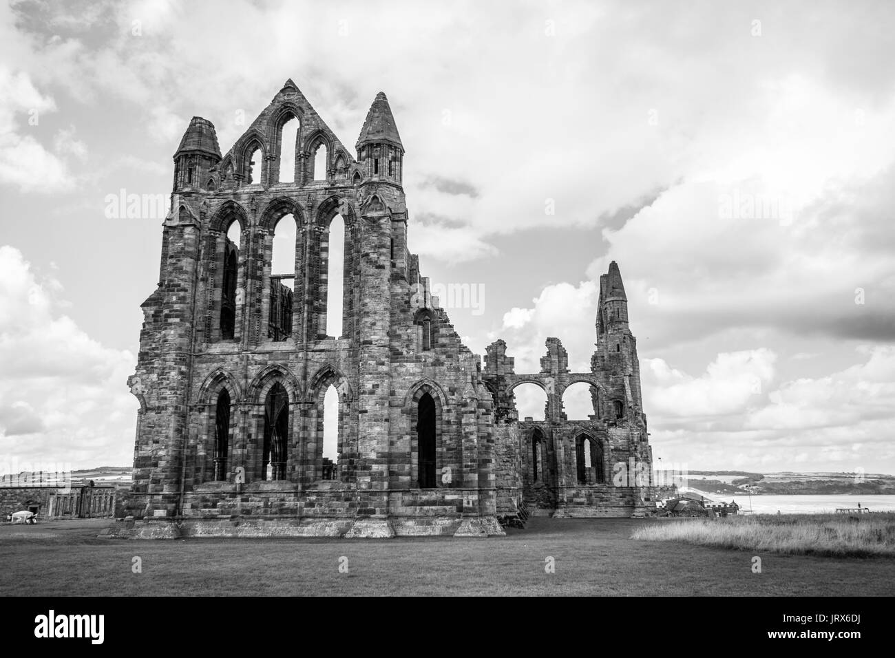 Whitby abbey Black and White Stock Photos & Images - Alamy