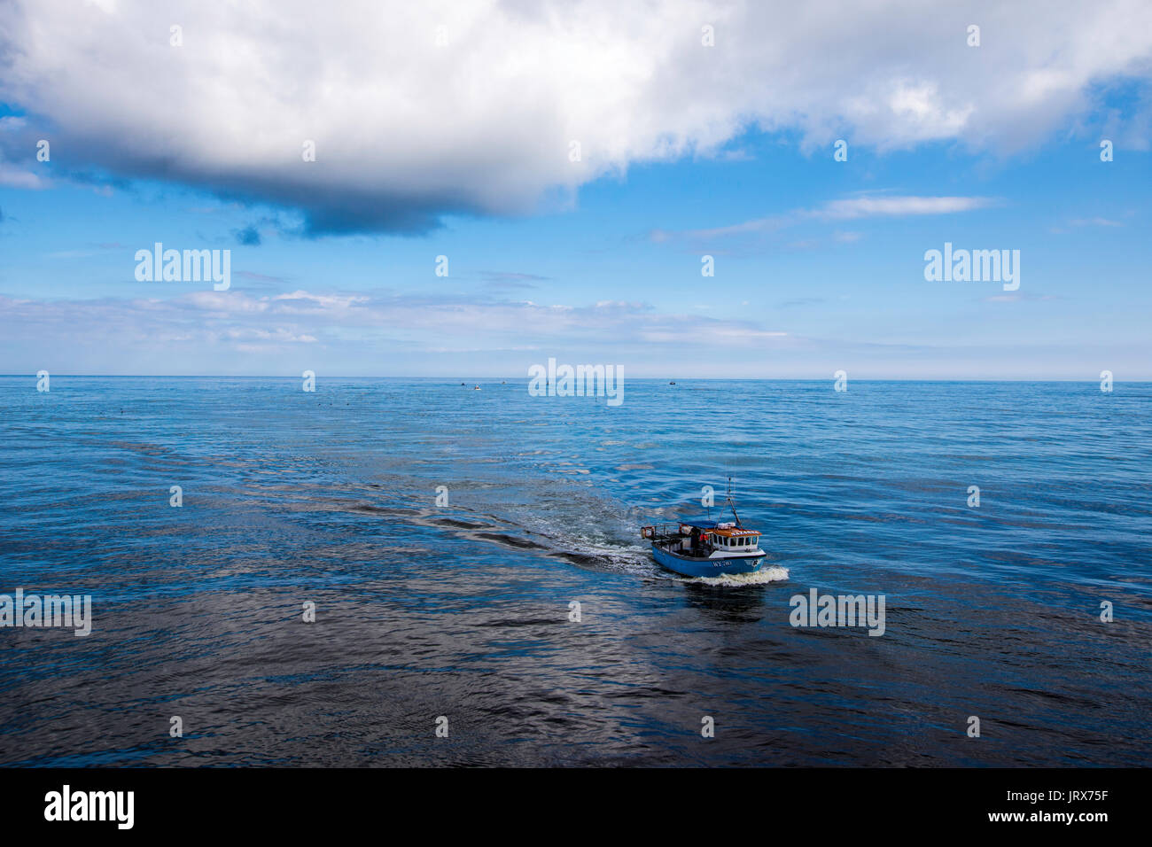 Whitby Fishing Boat Stock Photo - Alamy