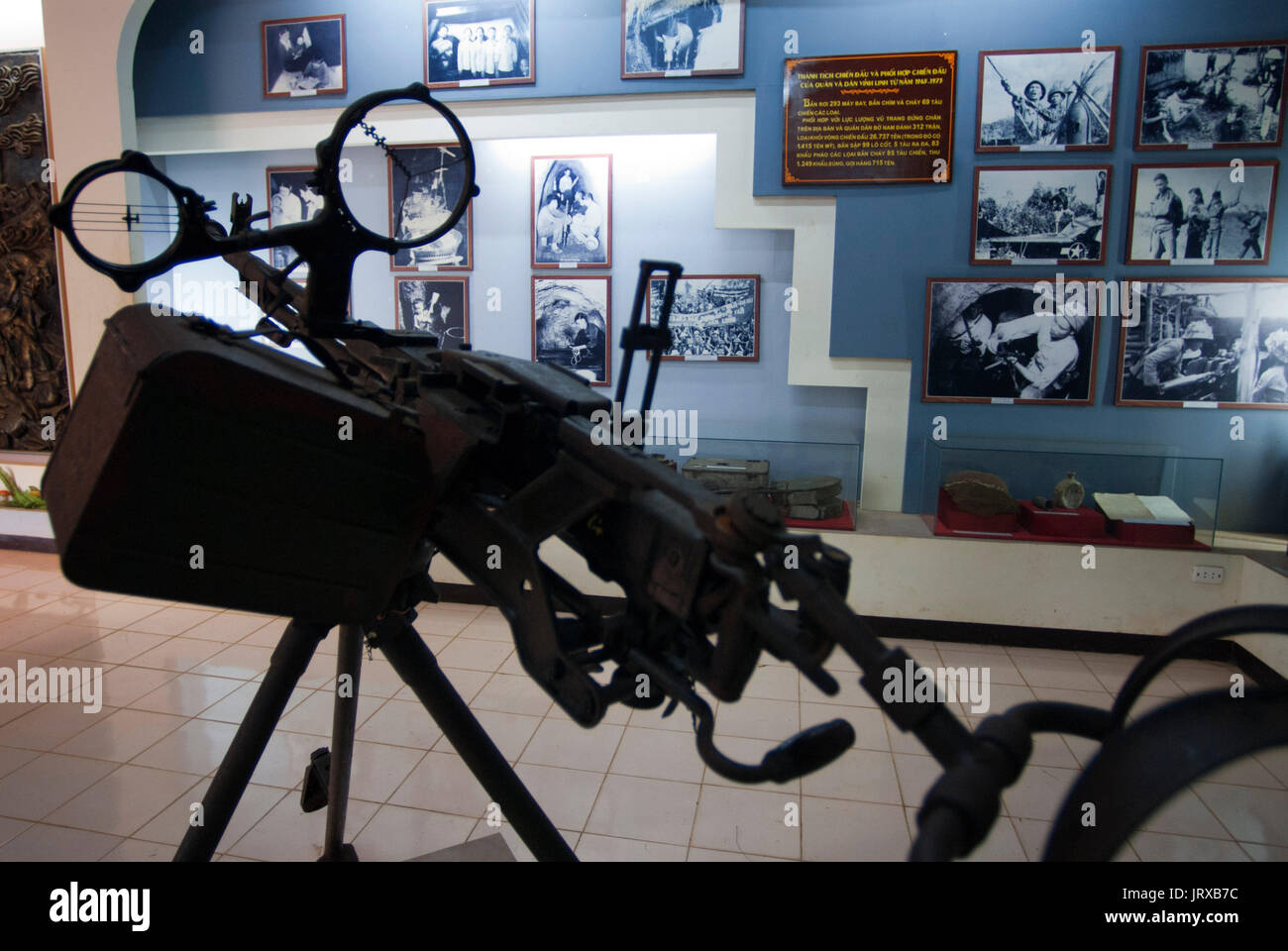 Inside the Khe Sanh Memorial Museum of the Vietnam War in the ...