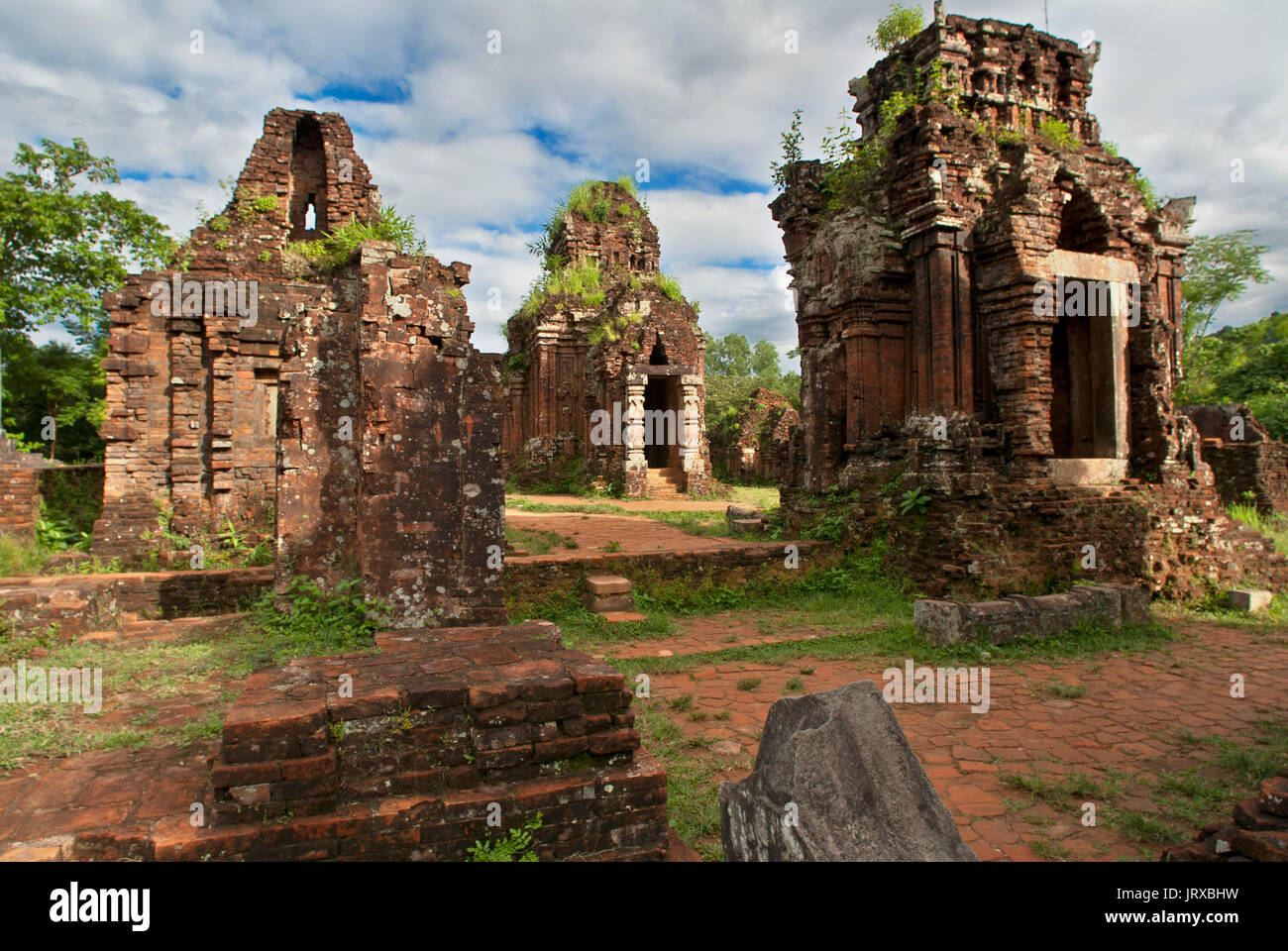 My son. Ancient tower at a world heritage archeaological site of the ...