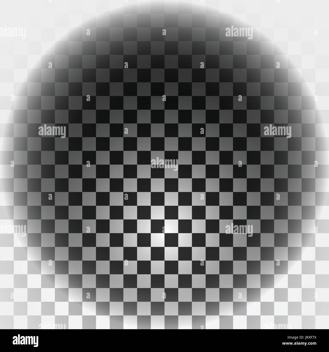 White Circle Fade Png