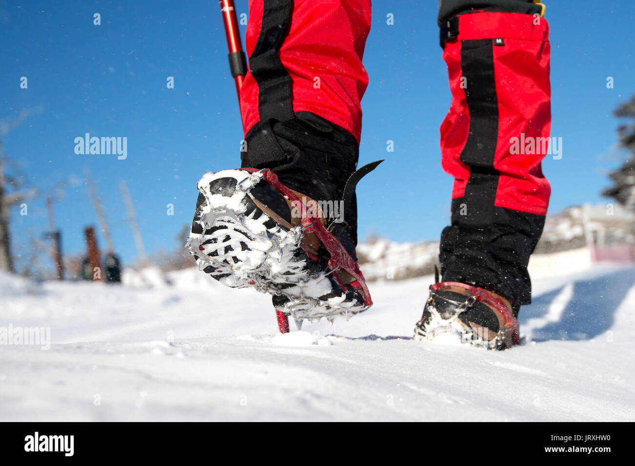 Snowshoeing close hi-res stock photography and images - Alamy