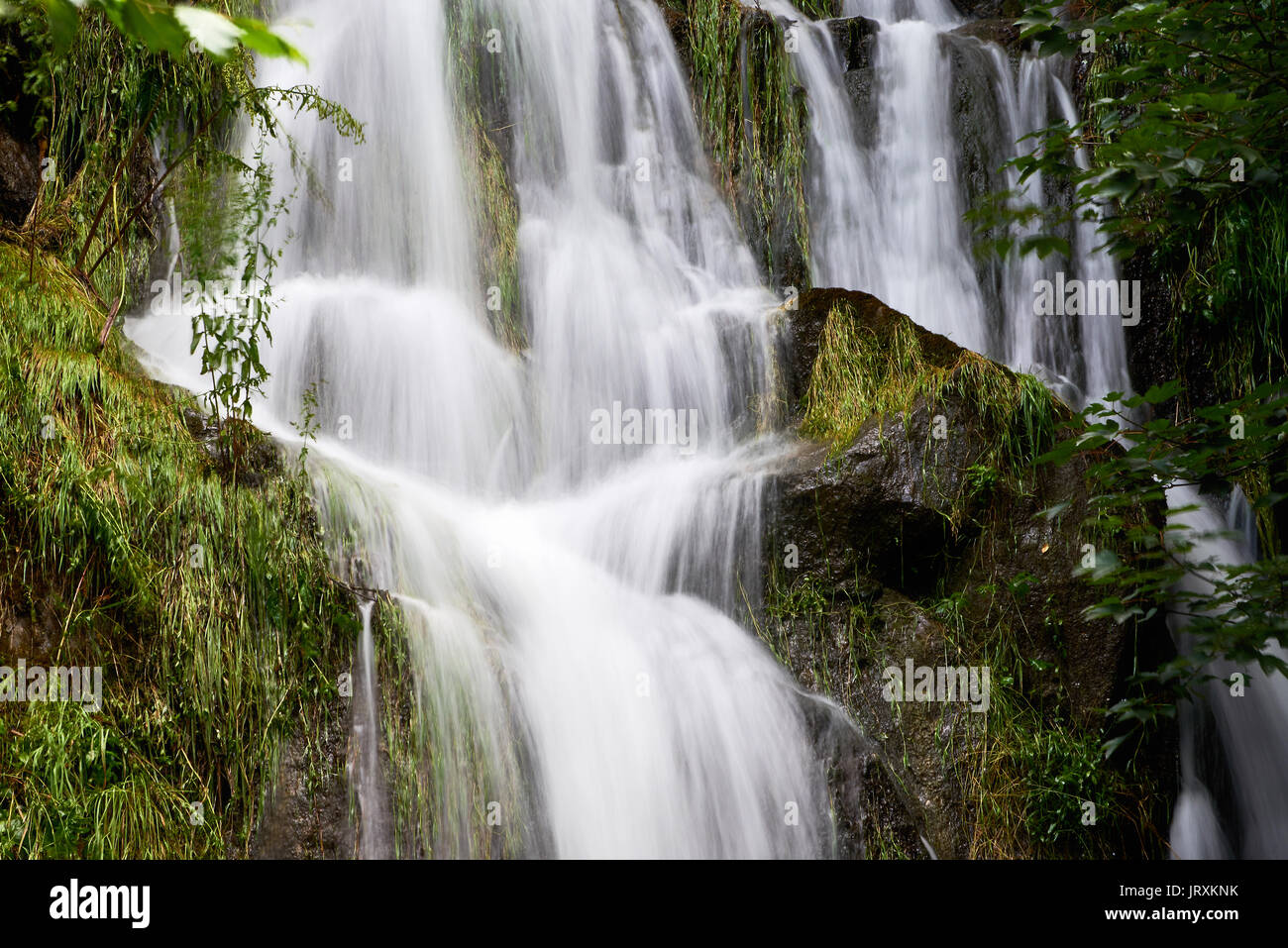 heart shaped waterfall in mountains of Harz Stock Photo - Alamy