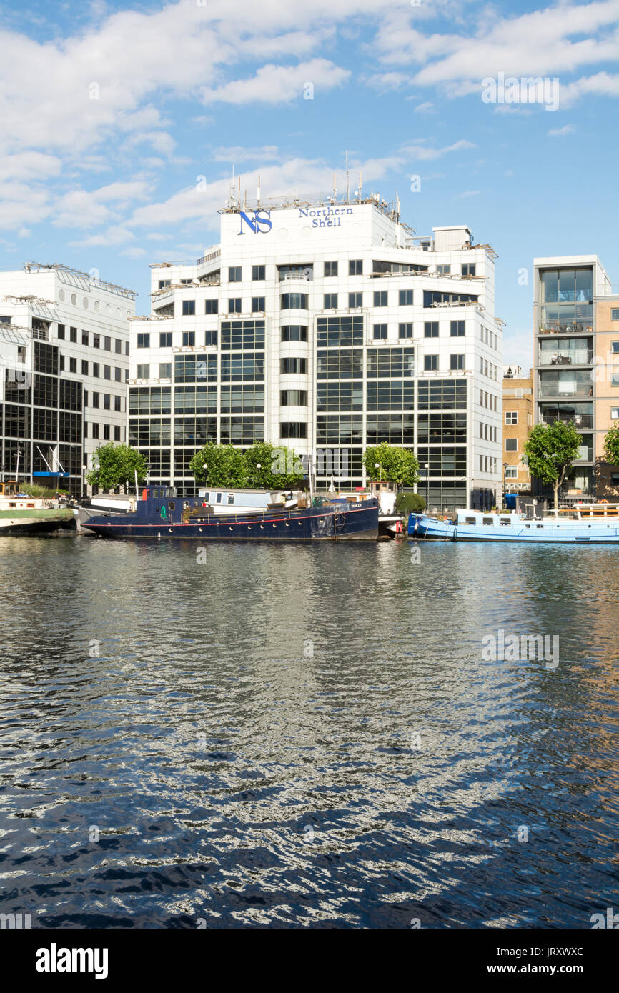 Northern & Shell Media Group offices on the Isle of Dogs, London, UK ...