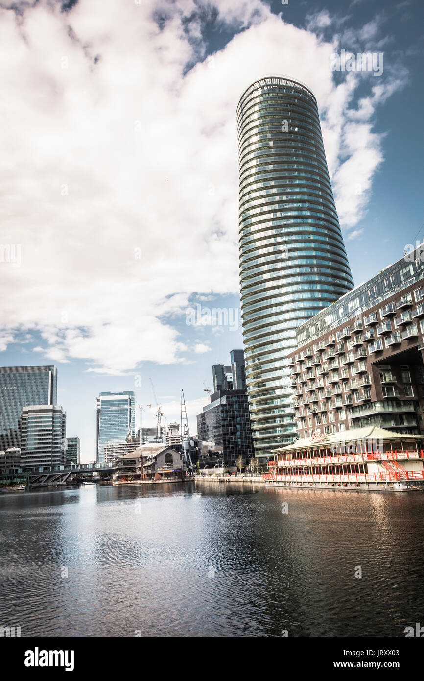 London, England, UK: The new Baltimore Tower, a high-rise residential ...