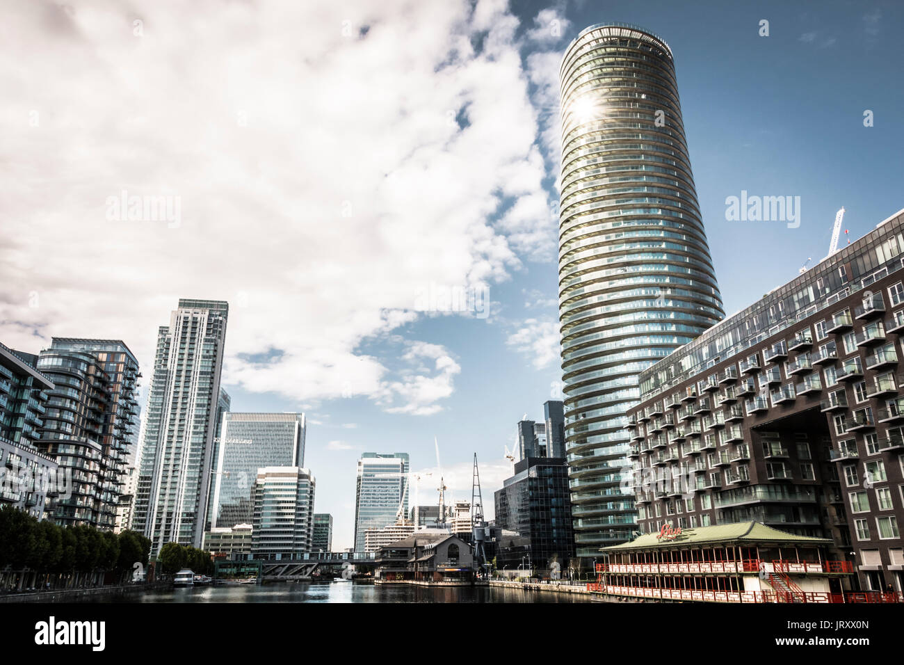 London, England, UK: The new Baltimore Tower, a high-rise residential ...