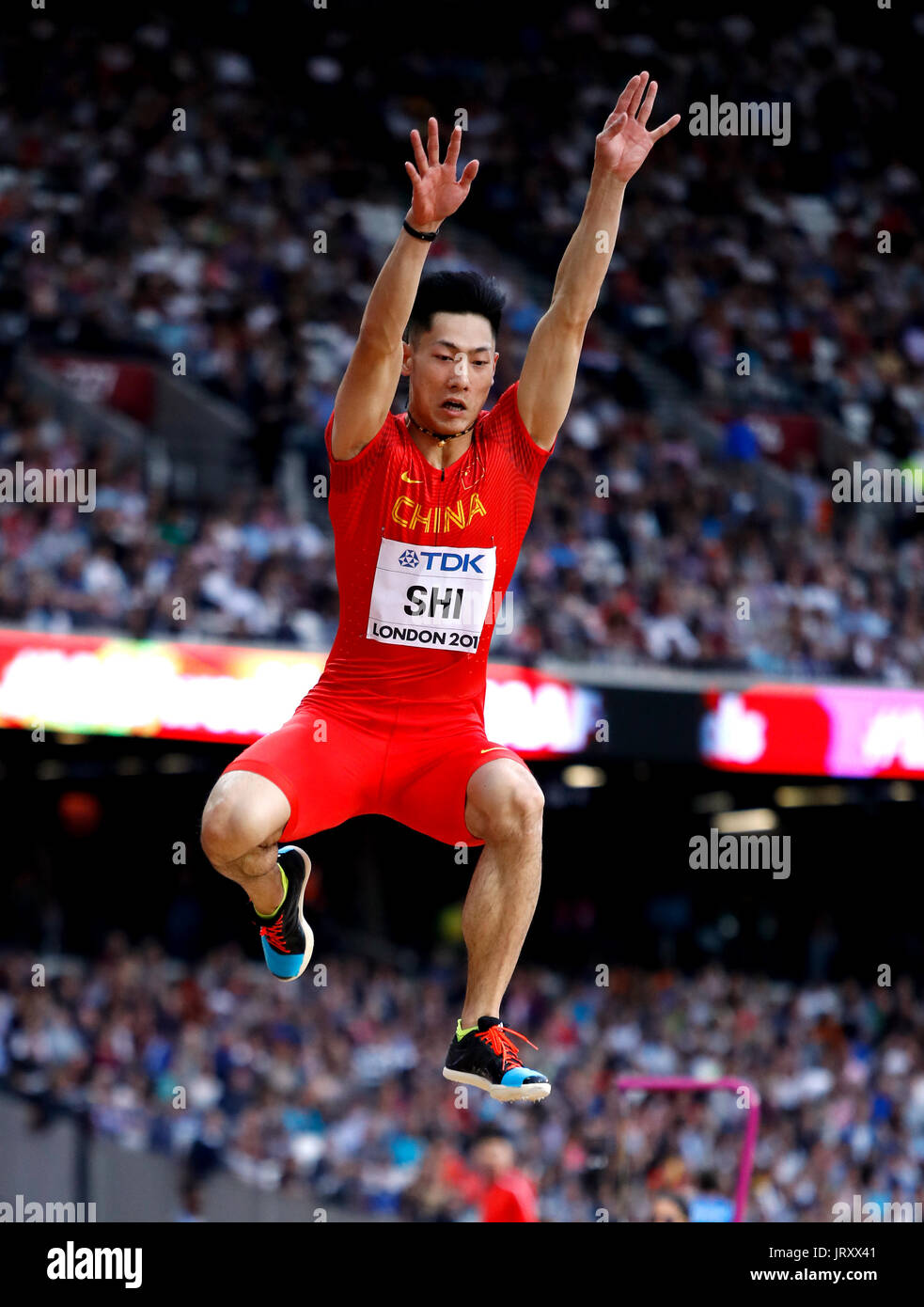 China's Yuhao Shi in action in the Men's Long Jump Stock Photo - Alamy