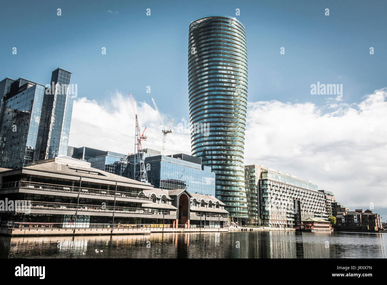 London, England, UK: The new Baltimore Tower, a high-rise residential ...