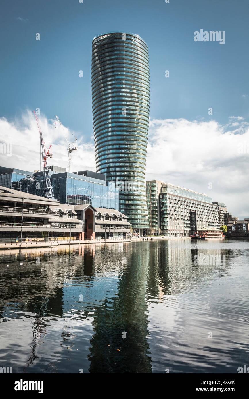 London, England, UK: The new Baltimore Tower, a high-rise residential ...
