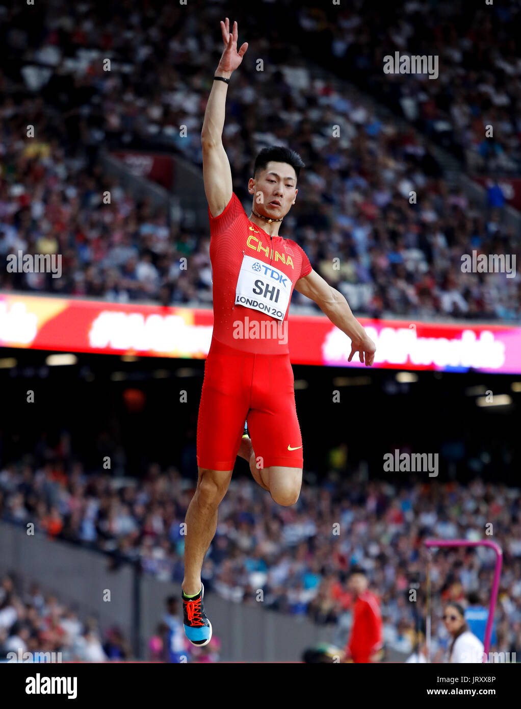 China's Yuhao Shi in action in the Men's Long Jump Stock Photo - Alamy