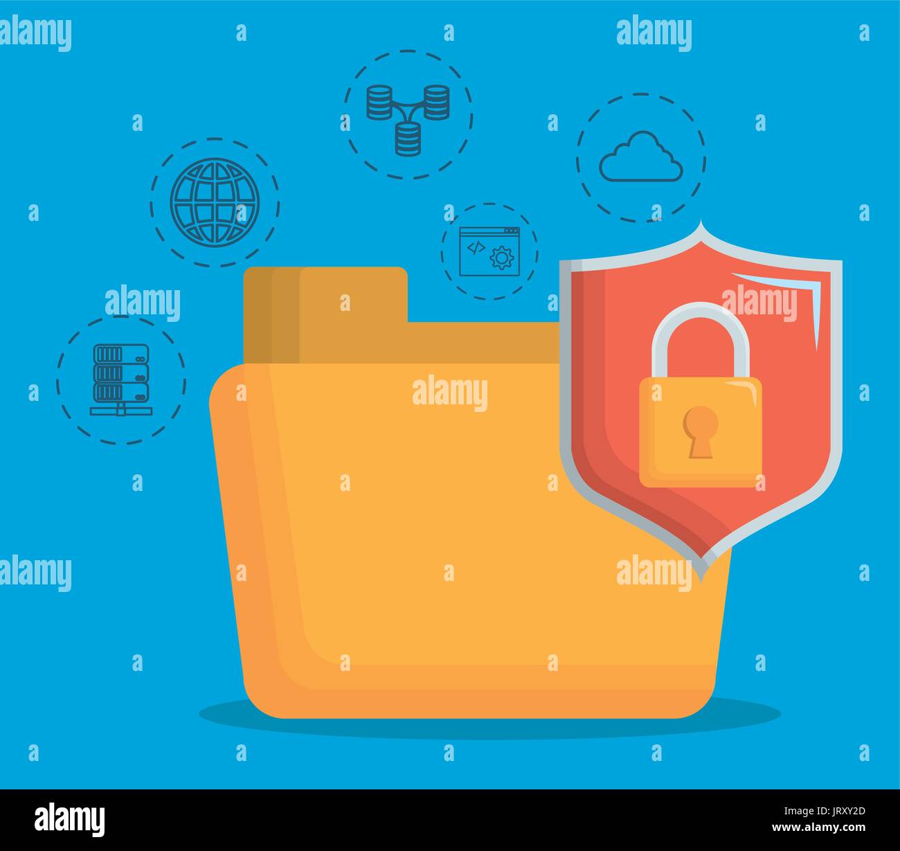 document folder icon Stock Vector Image & Art - Alamy