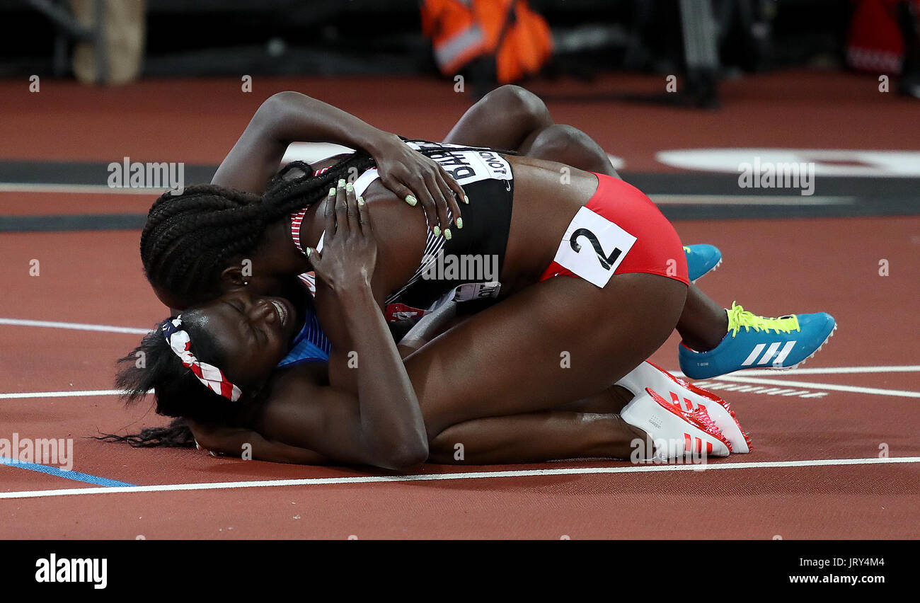 Usas tori bowie bottom celebrates hi-res stock photography and images ...