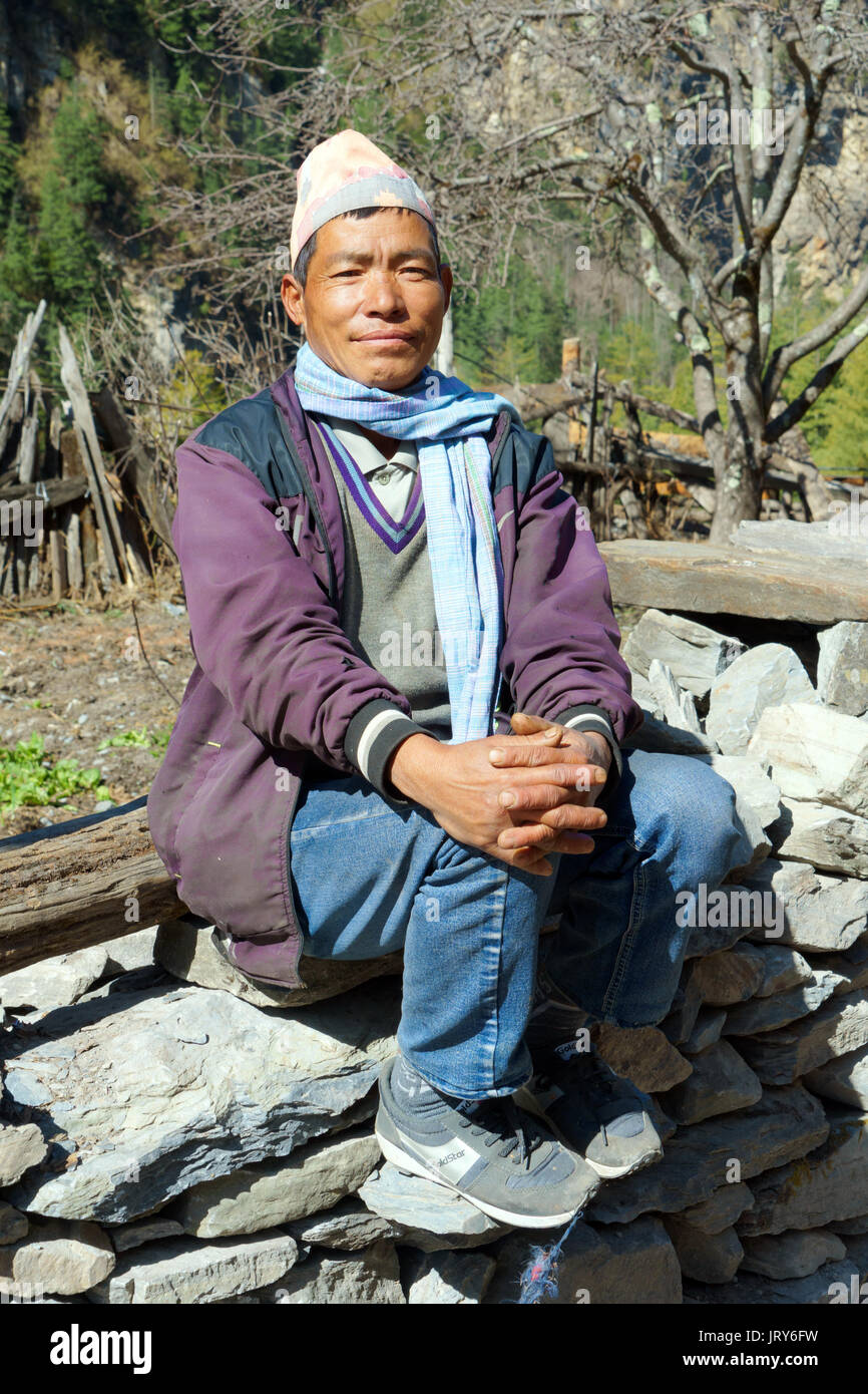 Smiling nepali man hi-res stock photography and images - Alamy