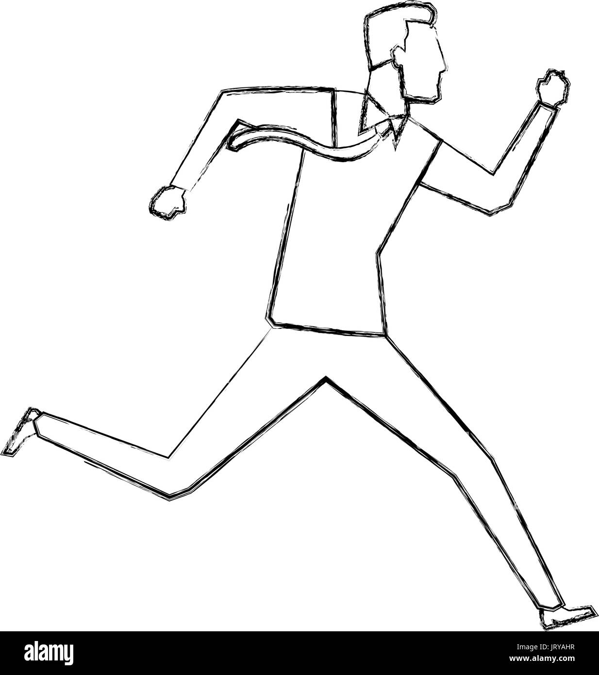 businessman running energetic dynamic concept Stock Vector Image & Art - Alamy