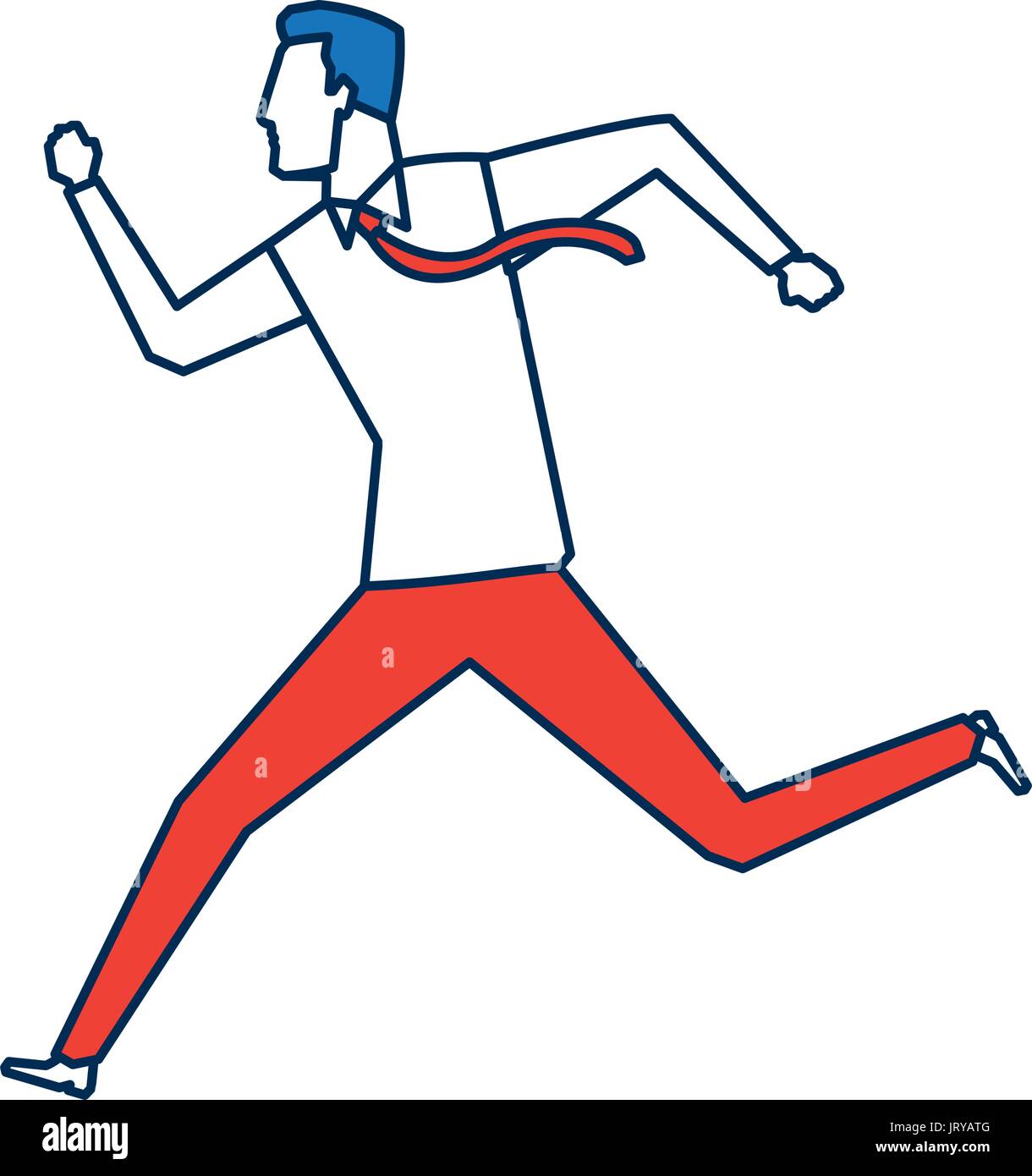 businessman running energetic dynamic concept Stock Vector Image & Art - Alamy