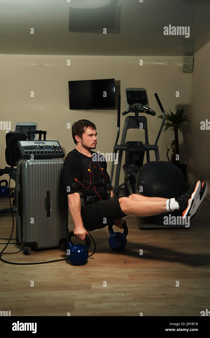 Electro stimulation man High Resolution Stock Photography and Images ...