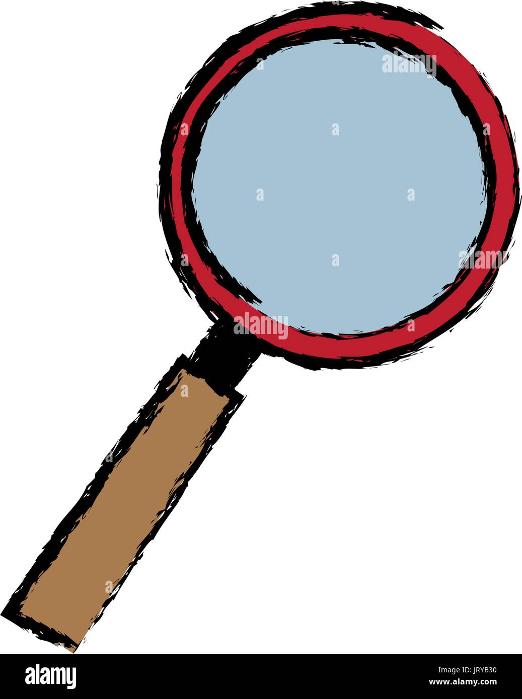 magnifying glass checkered business instrument Stock Vector Image & Art ...