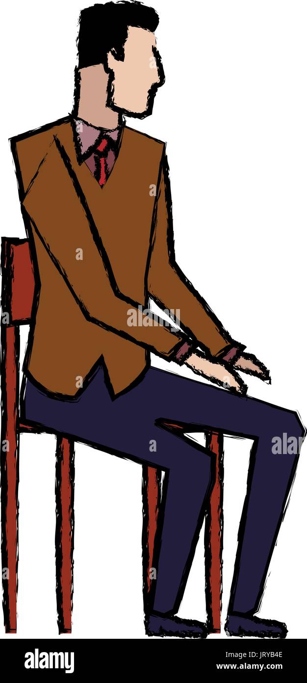 Sitting relaxing break Stock Vector Images - Alamy