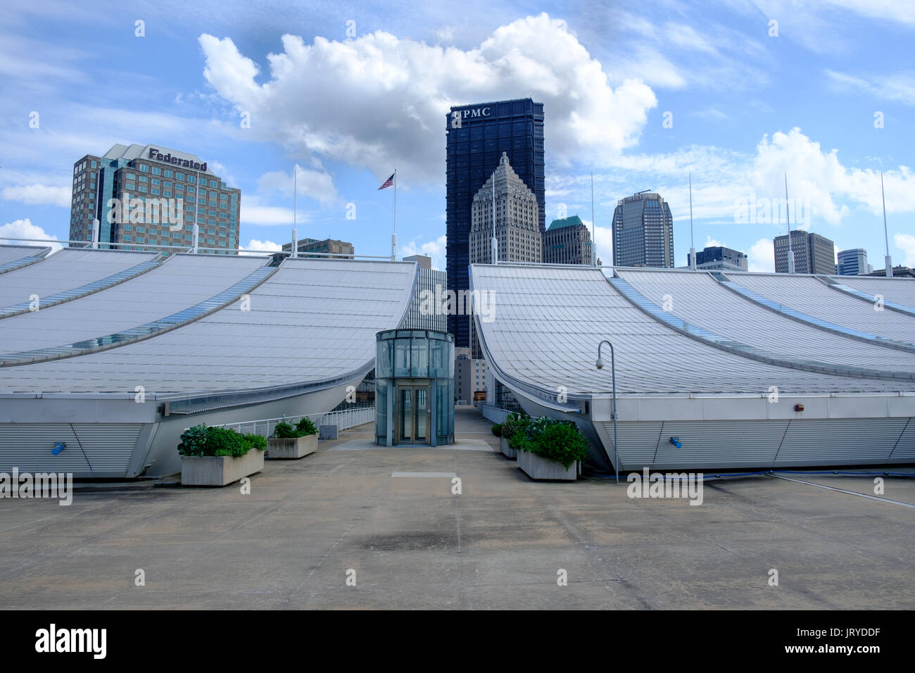 Roof of the The David L. Lawrence Convention Center, Pittsburgh ...