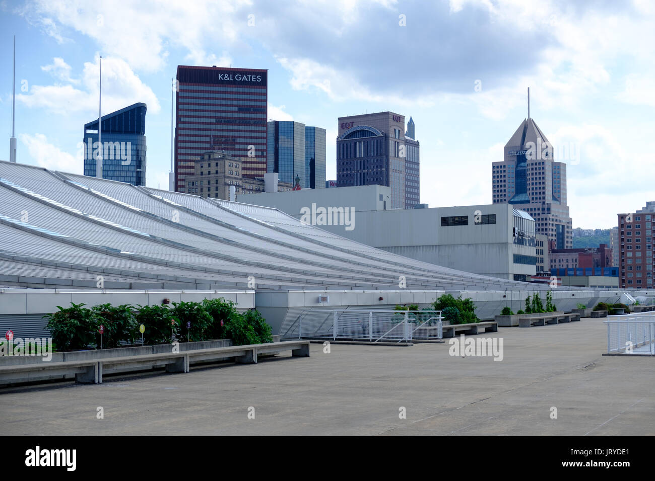 Roof of the The David L. Lawrence Convention Center, Pittsburgh ...