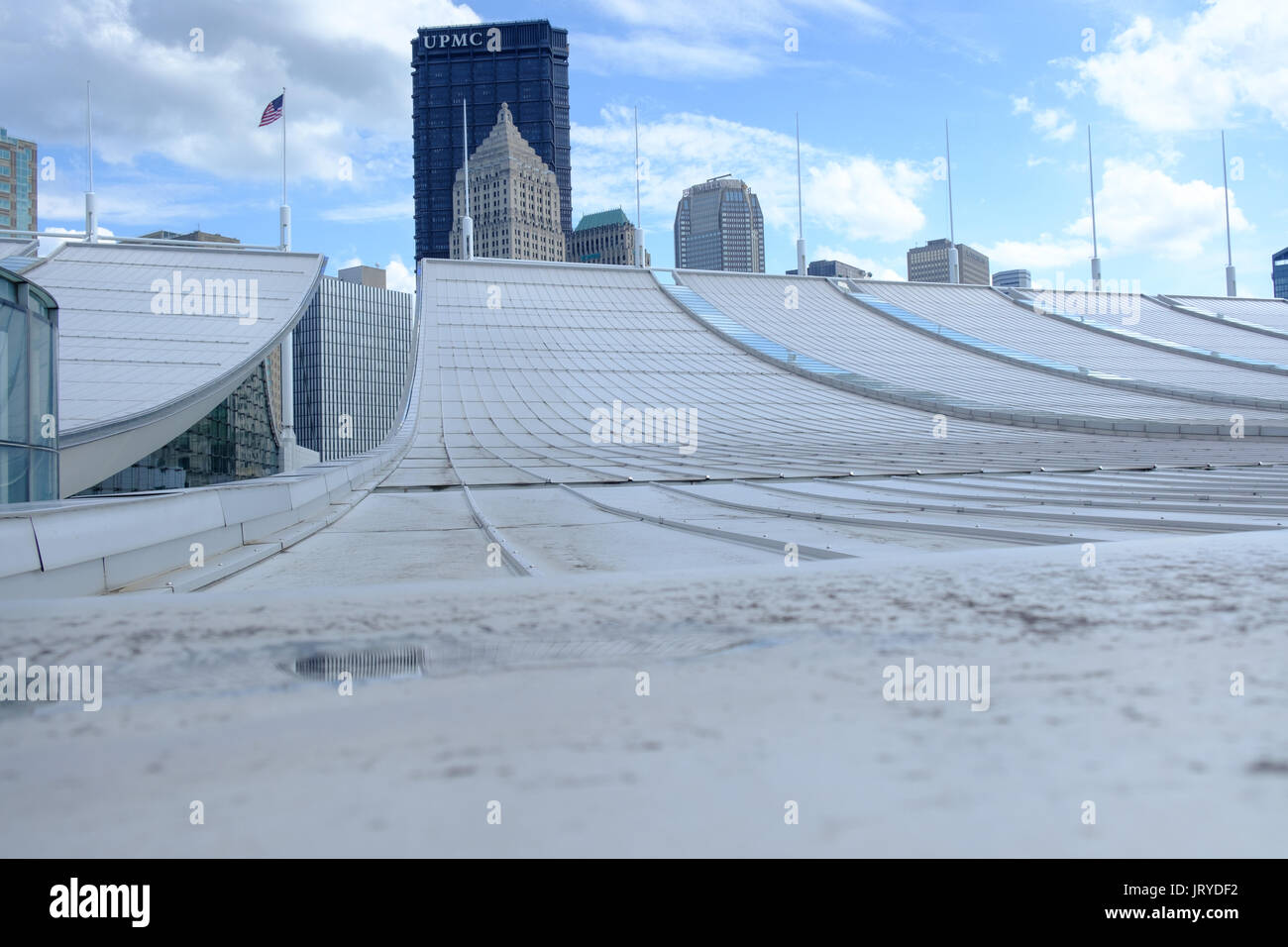 Roof of the The David L. Lawrence Convention Center, Pittsburgh ...