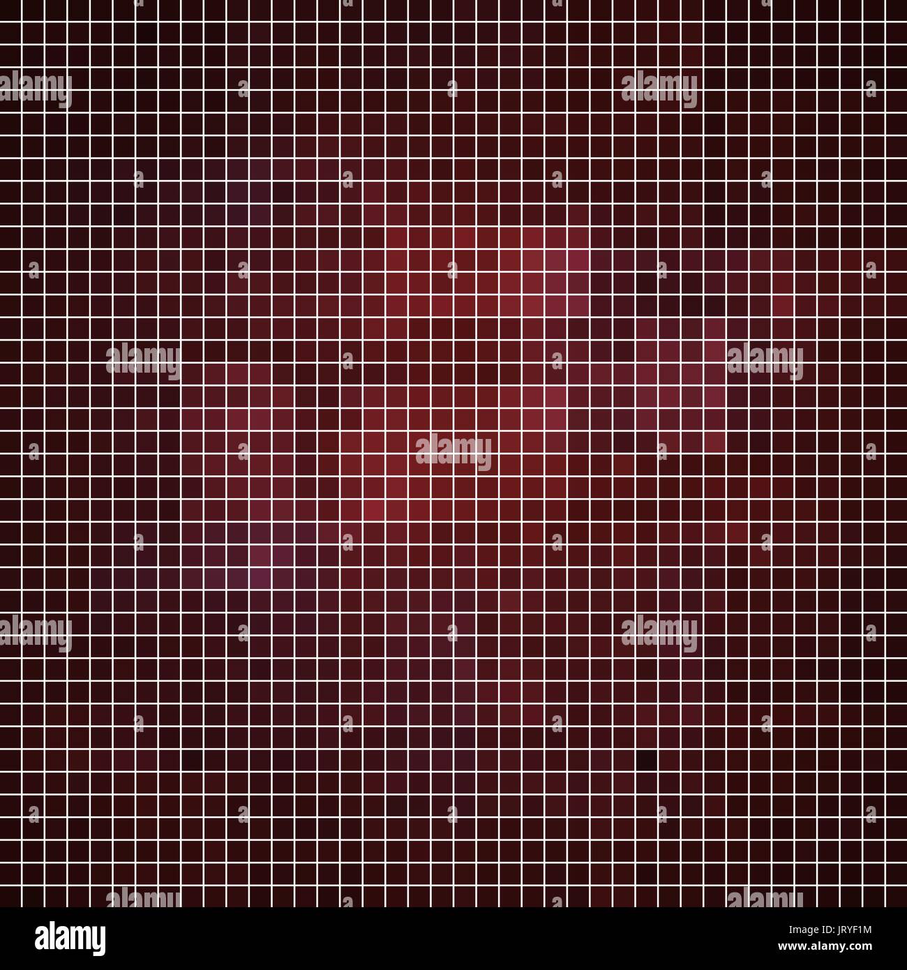 abstract vector square pixel mosaic background - dark red Stock Vector ...