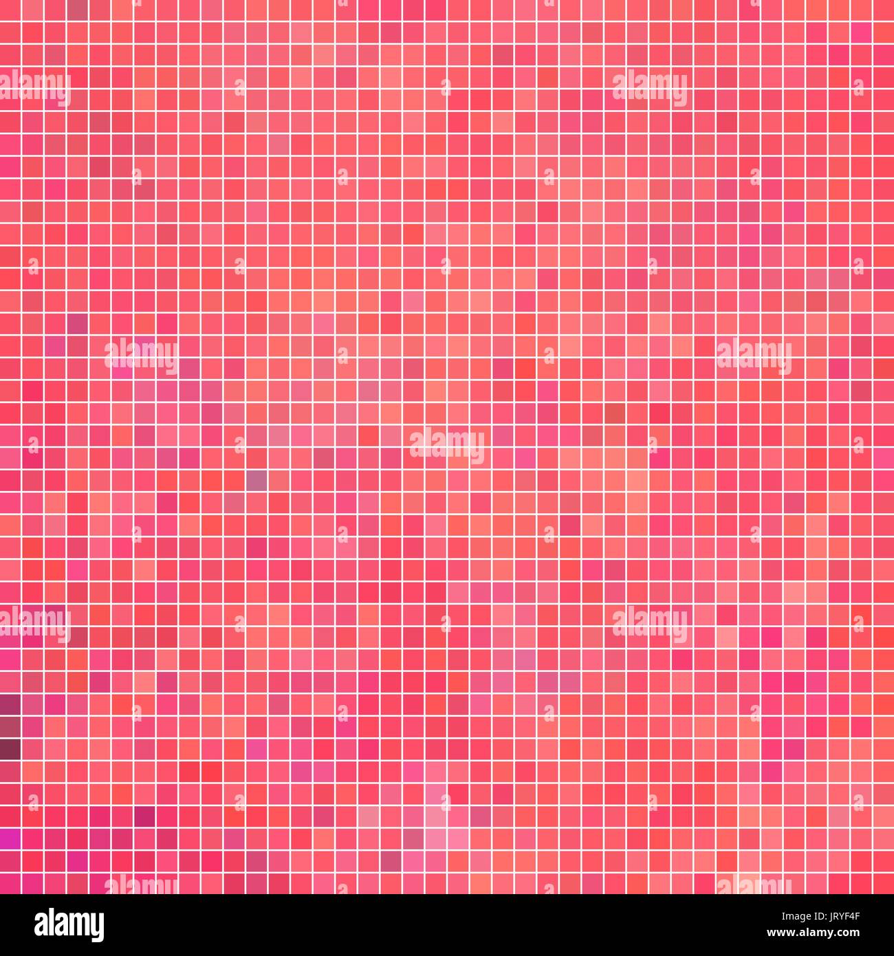 abstract vector square pixel mosaic background - pink Stock Vector ...